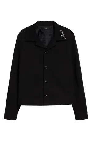 Amiri Script Collar Cotton Jacket