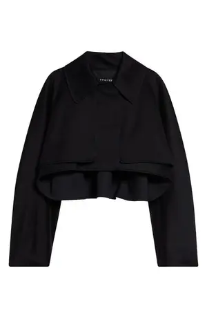 ASHLYN Beckett Crop Cotton Sateen Jacket