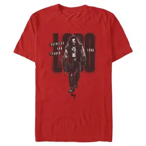 SUPERGIRL Ruthless And Fea Pose Graphic T-shirt - Red