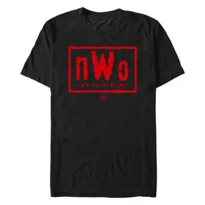 WWE Red Order Logo Graphic T-shirt - Black