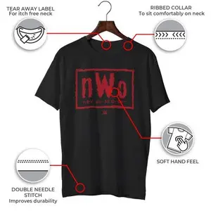 WWE Red Order Logo Short Sleeve Graphic T-shirt
