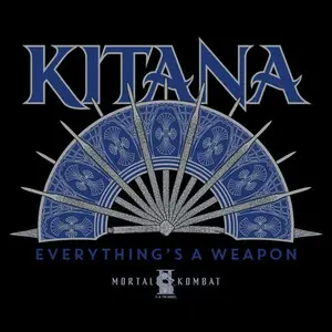 MORTAL KOMBAT II Kitana Steel Fan Everything Catchphrase Short Sleeve Graphic T-shirt