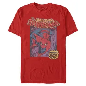 MARVEL: SPIDER-MAN Marvel Spider-man Distressed Amazing Spider Graphic T-shirt