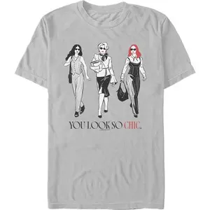THE DEVIL WEARS PRADA 2 You Look So Chic Trio Graphic T-shirt - Ice Grey