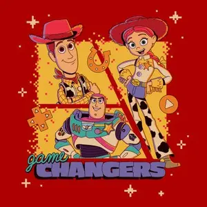 TOY STORY 5 Three Friends Game Changers Short Sleeve Graphic T-shirt