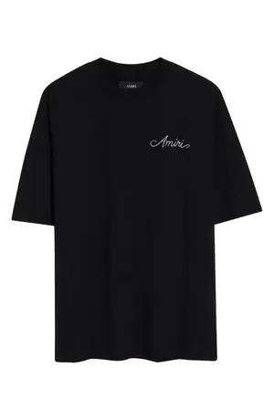 Amiri Oversize Studio Embroidered Skate T-shirt