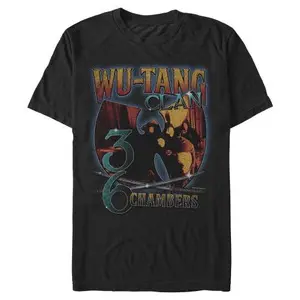 WU-TANG CLAN 36 Chambers Album Cover Artwork Graphic T-shirt - Black