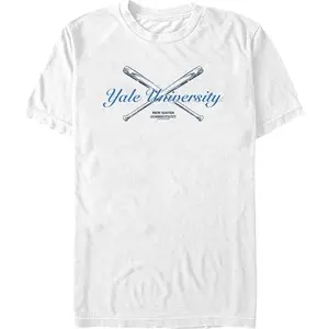 YALE UNIVERSITY New Haven University Bats Graphic T-shirt - White