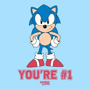 SONIC THE HEDGEHOG You're The Number One Graphic T-shirt