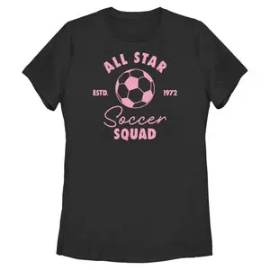 LOST GODS All Star Soccer Squad 1972 Graphic T-shirt - Black