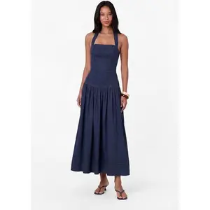 NICHOLAS Vivianne Linen Dress - Midnight