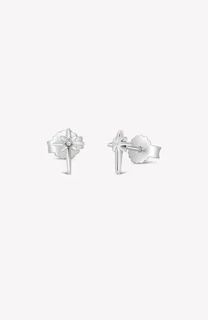 RIZEN JEWELRY Adoring Star Stud Earrings - Sterling Silver