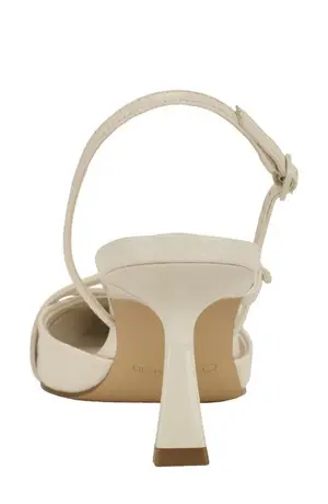 Calvin Klein Tarlie Pointed Toe Slingback Pump - Ivory