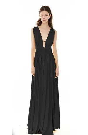 MOTHER OF ALL Helena Maxi Dress - Black