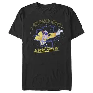 A GOOFY MOVIE Max Stand Out World Tour '95 Graphic T-shirt - Black