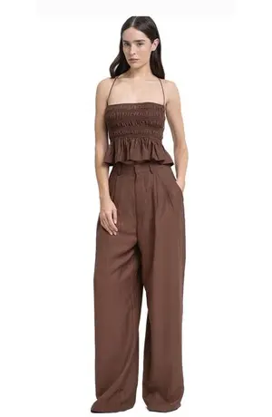MOTHER OF ALL Taylor Top - Brown