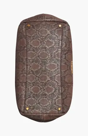 Donna Karan New York Glenwood Python Suede Shoulder