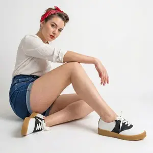 HOT CHOCOLATE DESIGN Casual Printed Lace-up Sneakers