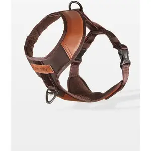 MASKY Bold Control Leather Dog Harness - Cooper