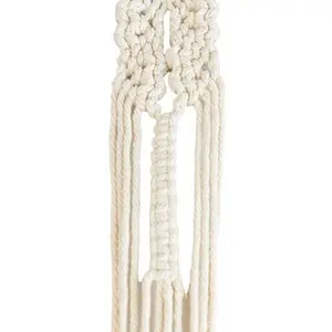 FORESIDE HOME AND GARDEN Macrame Cotton Plant Hanger Rope 47"