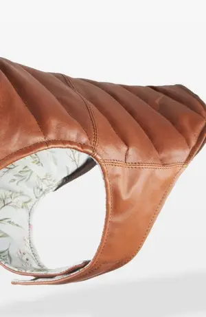 MASKY Calm Fit Quilted Leather Vest