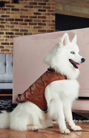 MASKY Calm Fit Quilted Leather Vest
