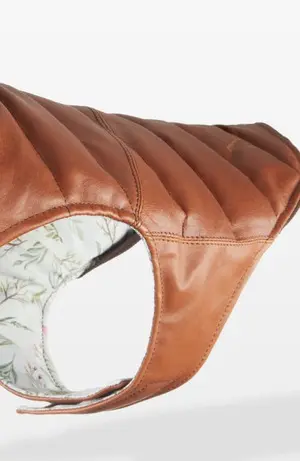 MASKY Calm Fit Quilted Leather Vest