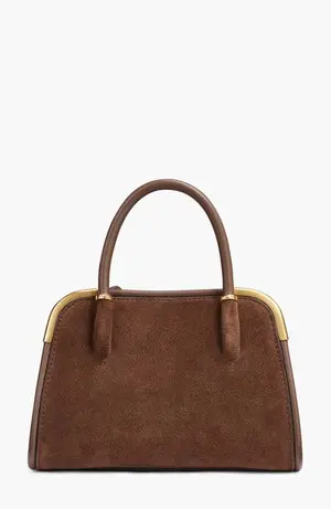 Donna Karan New York Satin Suede Mini Satchel