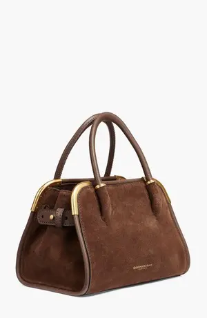 Donna Karan New York Satin Suede Mini Satchel