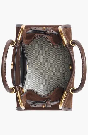 Donna Karan New York Satin Suede Mini Satchel