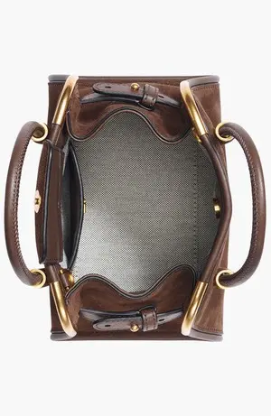 Donna Karan New York Satin Suede Mini Satchel