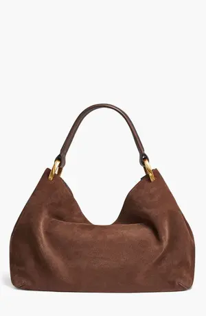 Donna Karan New York Glenwood Suede Shoulder Bag