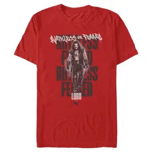 SUPERGIRL Ruthless And Fea Lobo Graphic T-shirt - Red