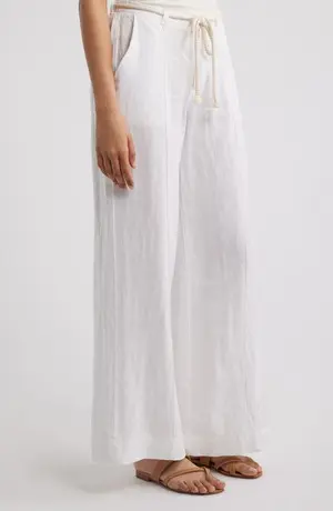 Bella Dahl Pintuck Linen Pants
