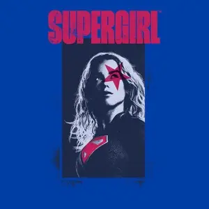 SUPERGIRL Kara Star Poster Short Sleeve Graphic T-shirt