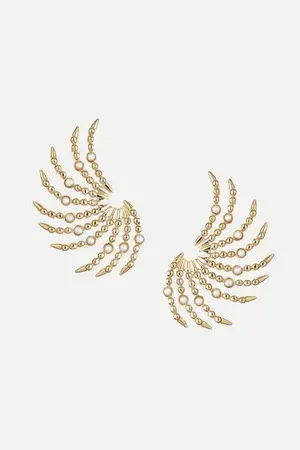 DANIELA MILLAN JEWELRY Erizo Pearl Earrings
