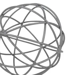 FORESIDE HOME AND GARDEN Metal Orb Decorative Ball