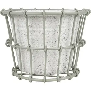FORESIDE HOME AND GARDEN Mini 2-piece Planter Metal - Gray