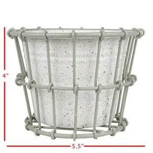 FORESIDE HOME AND GARDEN Mini 2-piece Planter Metal