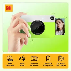 KODAK Printomatic Instant Print Cameraportable Camera Prints On Zink 2x3 Photo Paper