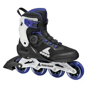 ROLLERBLADE Macroblade 84 Boa Inline Skates - Black/blue/bone White