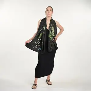 SILK&SOUL Lily Of The Valley Silk Scarf