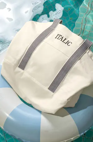ITALIC Heavy-gauge Cotton Beach Tote