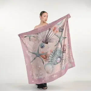 SILK&SOUL Shells And Pearls Scarf