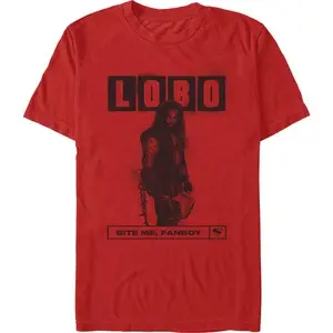 SUPERGIRL Bite Me Fanboy Graphic T-shirt - Red
