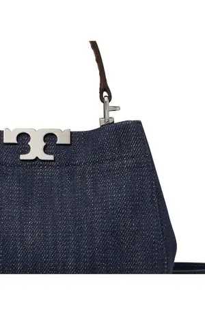 Tory Burch Mini Eleanor Denim Satchel