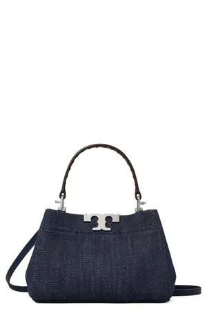 Tory Burch Mini Eleanor Denim Satchel - Midnight