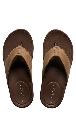 Reef Cushion Bonzer Leather Flip Flop