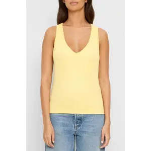 Michael Stars Ivara Racerback Rib Tank - Macaw