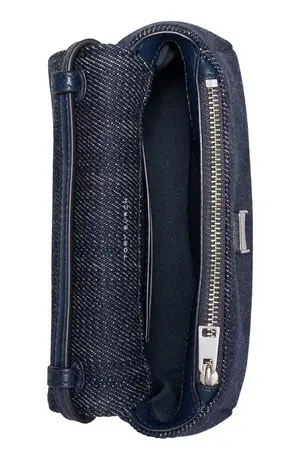 Tory Burch Charlie Denim Top Handle Bag - Midnight